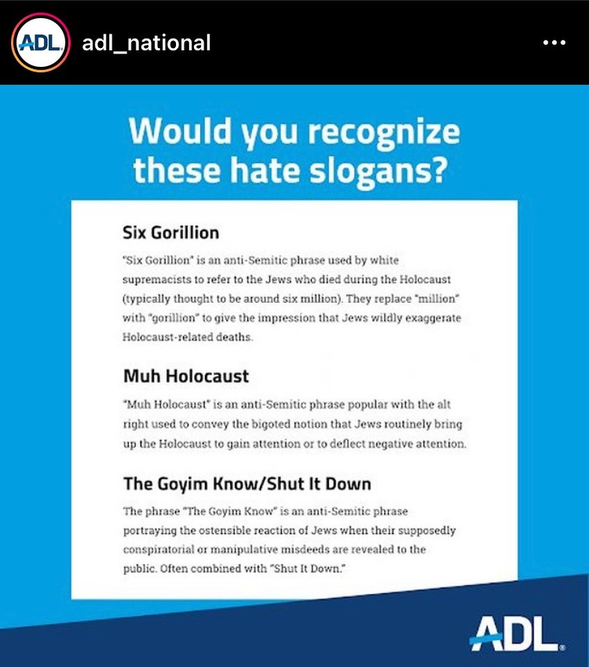 Fuqq the ADL. Beware of infiltration from this hate group frens. They ...